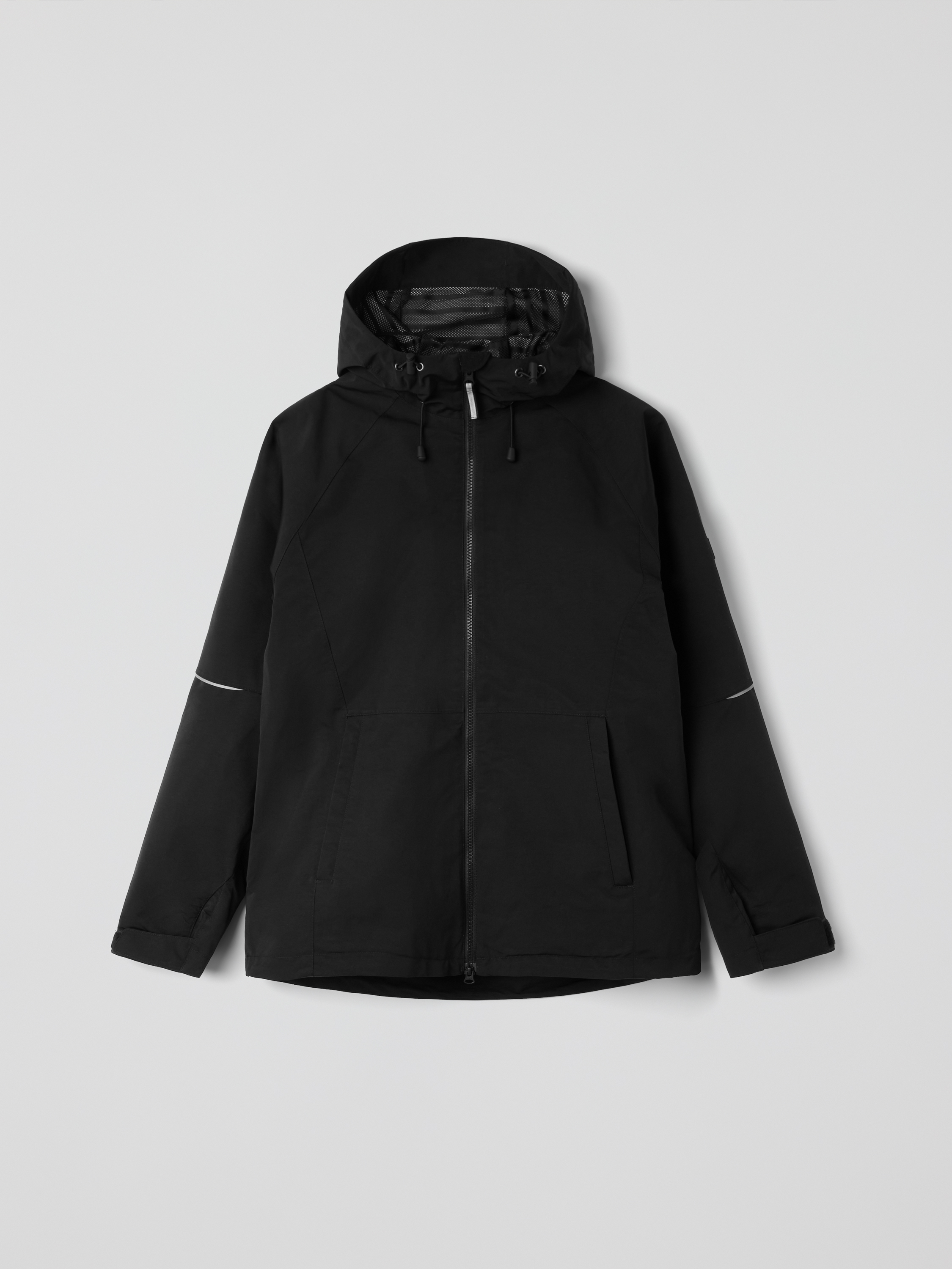 Waterproof shell jacket Stormy adult - Black