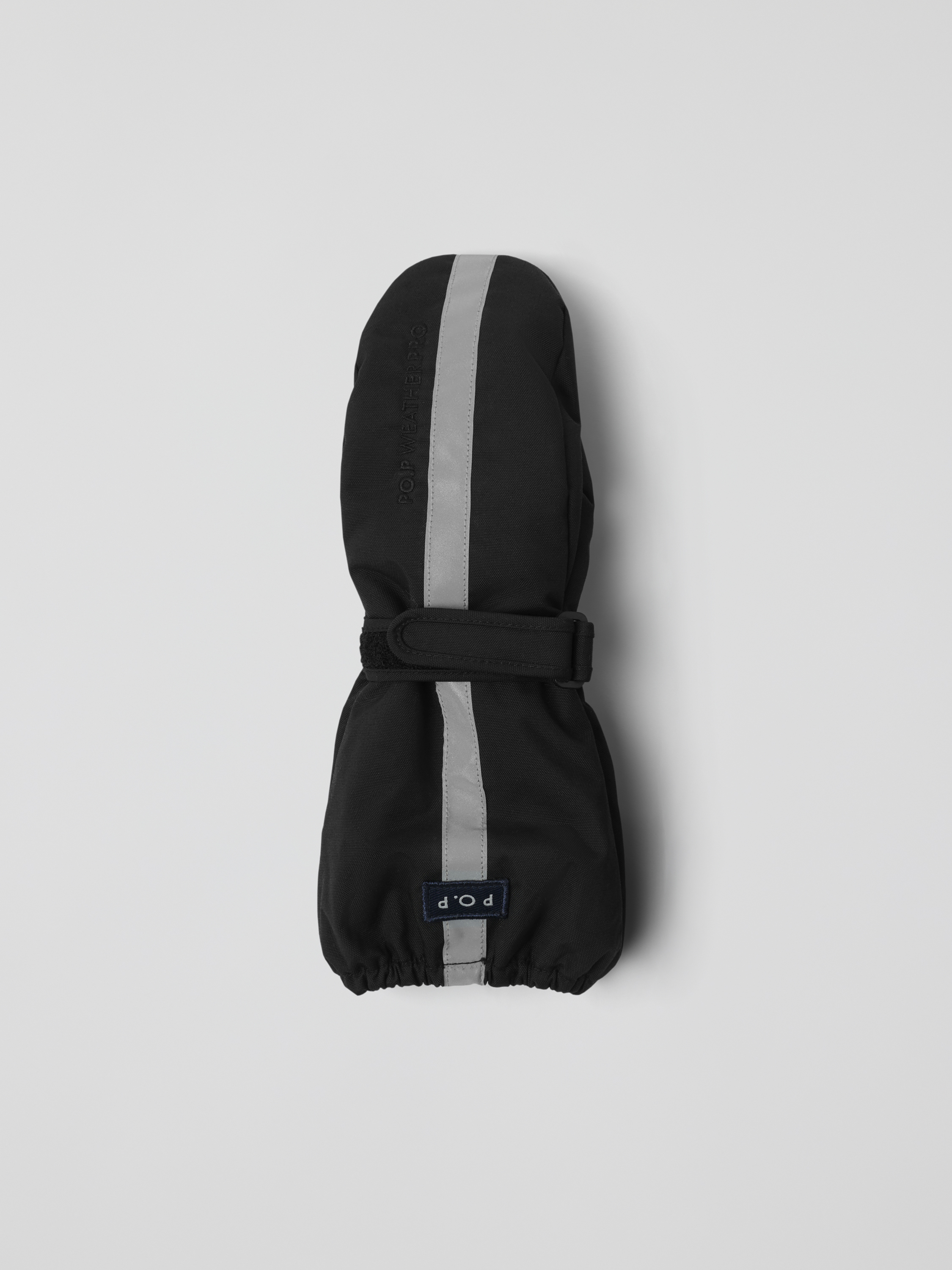 Waterproof padded single mitten left - Black